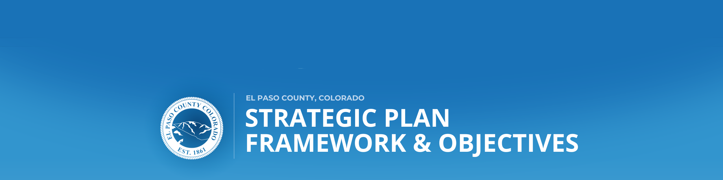 Strategic Plan - El Paso County Colorado