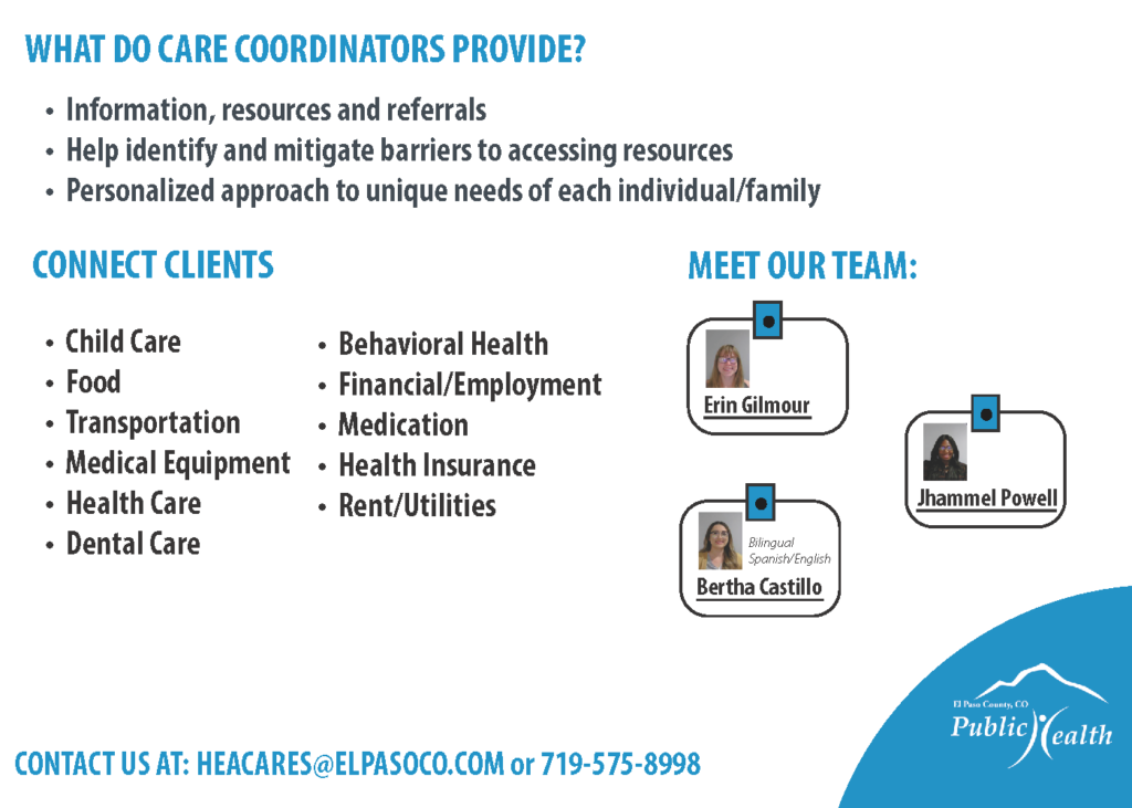 Care Coordination (Community Resources) - El Paso County Public Health