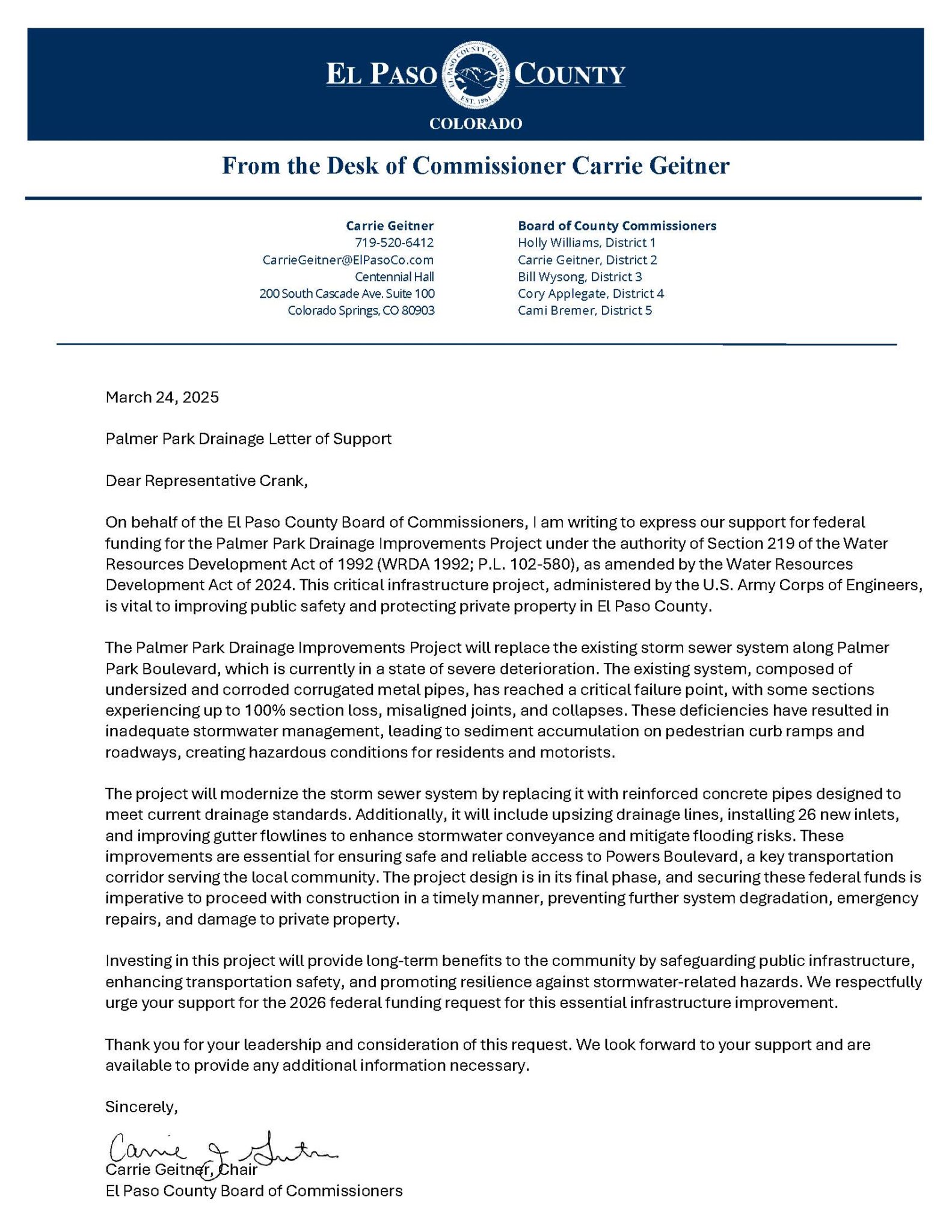 Government Affairs - El Paso County Administration