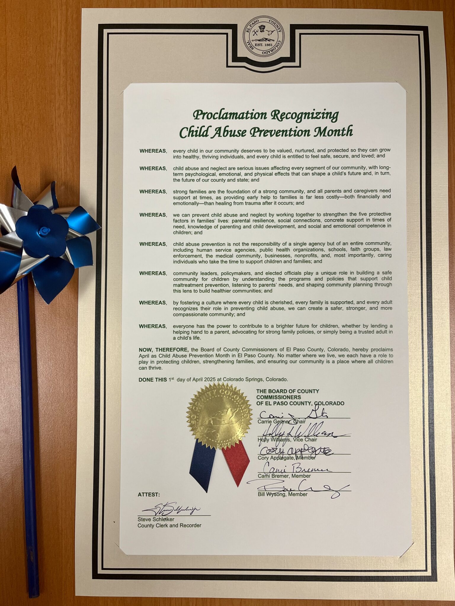 Proclamation Highlights Child Abuse Prevention Month - Commissioners ...